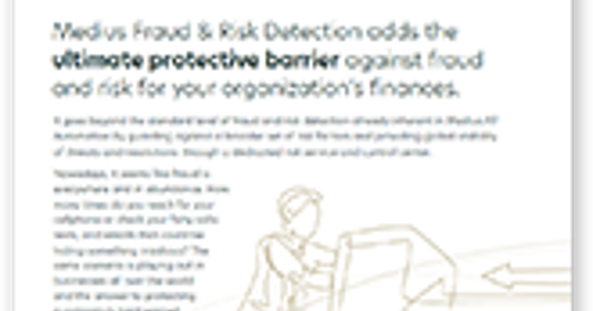 Medius Fraud & Risk Detection Product Guide