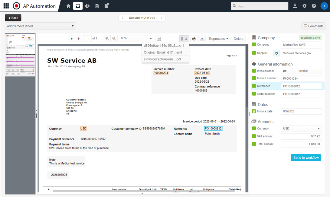Innovative AI Based Invoice Processing with Medius AP Automation