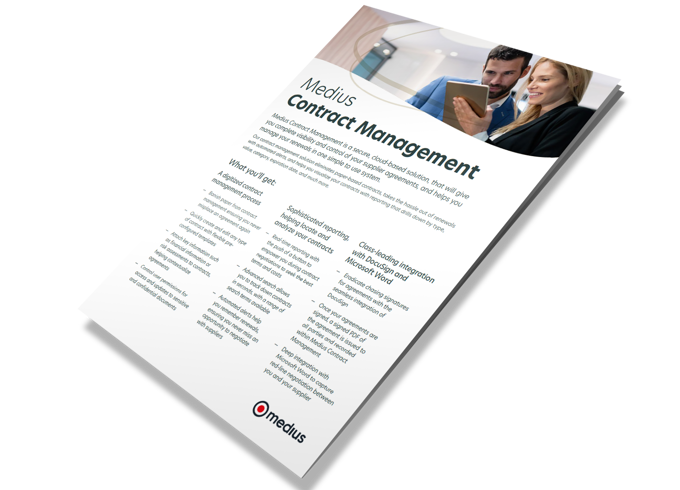 Contract Management Software | Medius