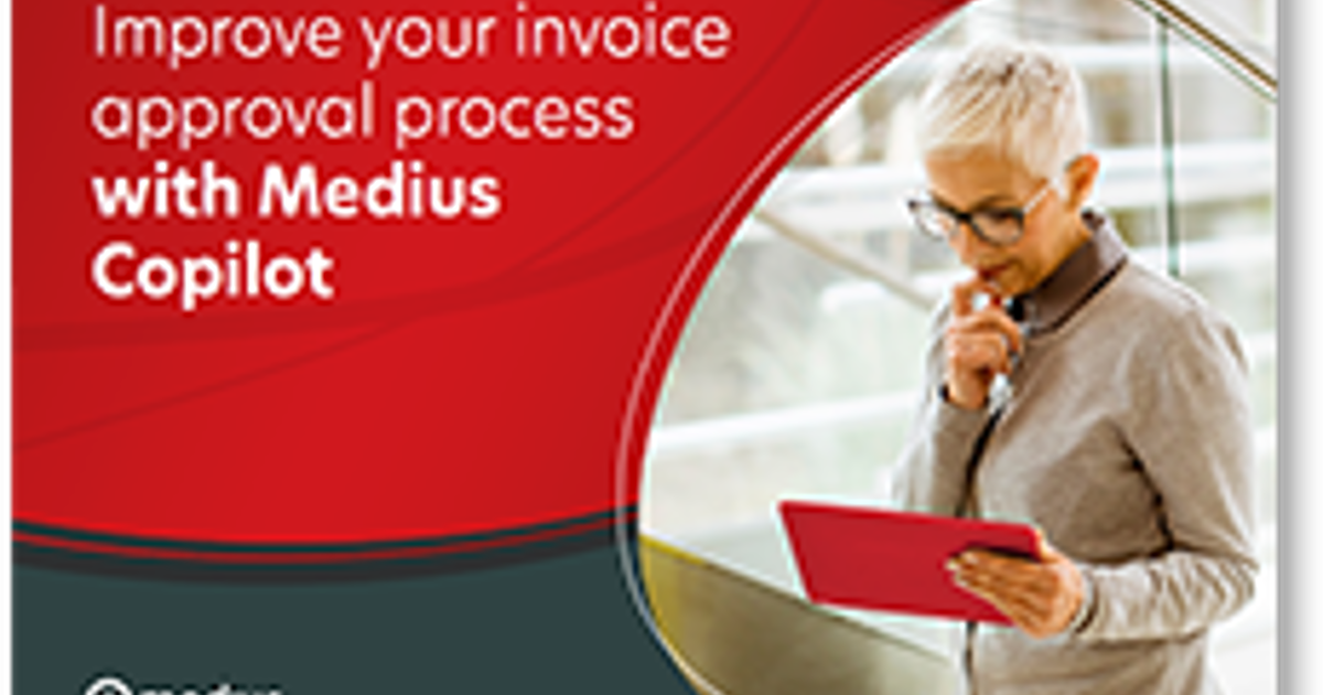 Improve invoice approvals with AI-powered Medius Copilot